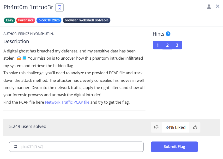 picoGym Forensics - Easy writeups | CYB3R_BO1